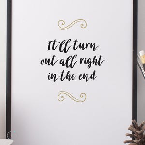 Beauty & the Beast Quote Mrs Potts Quote Print Disney Art - Etsy UK