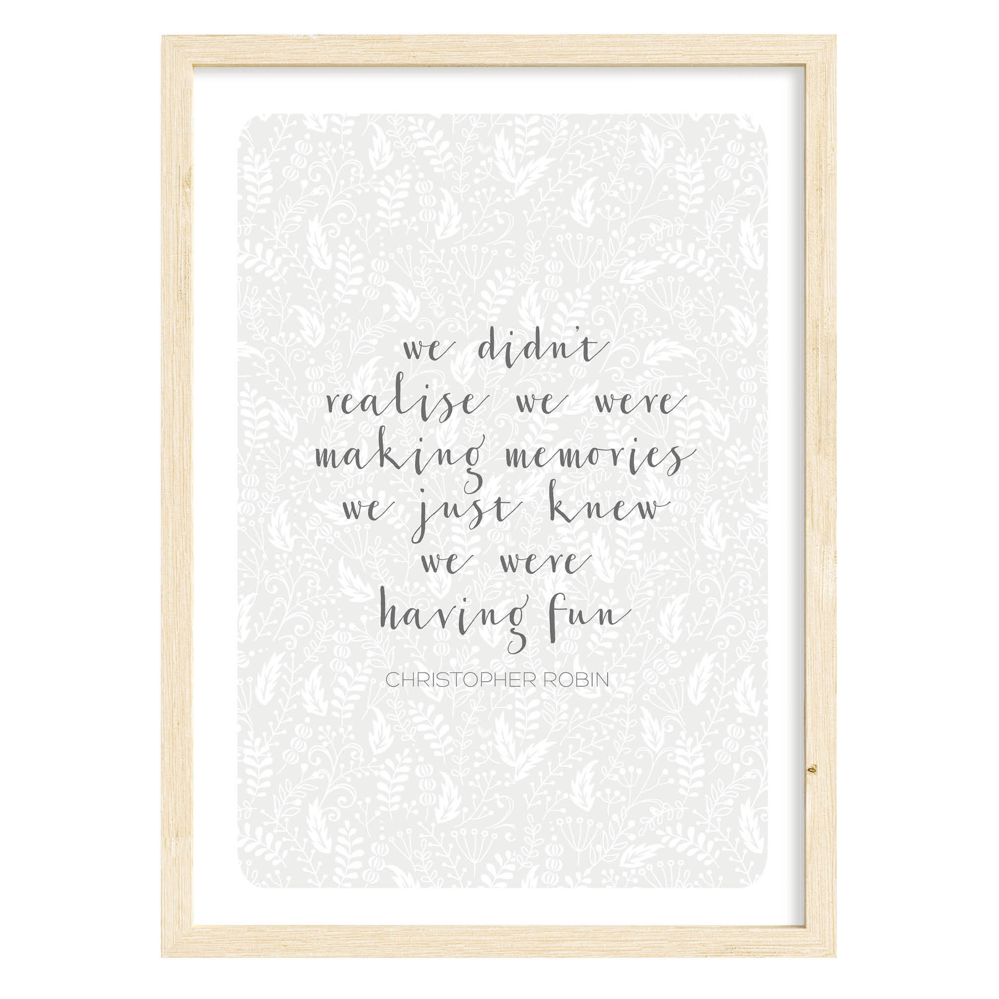 Memories Quote Printable A4 Christopher Robin Quote Print - Etsy