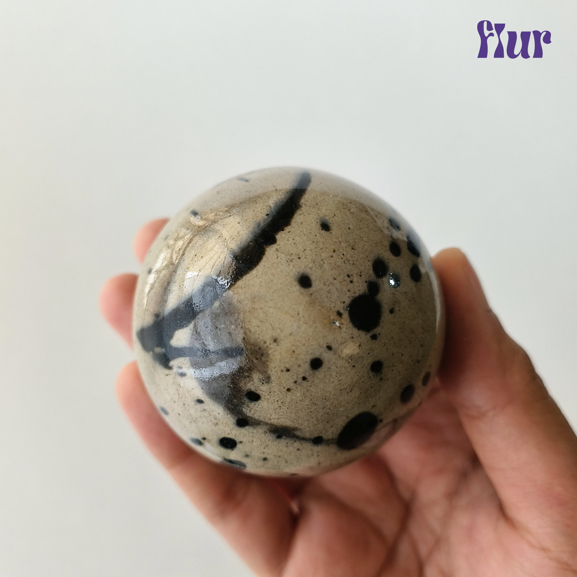 Black and White Ceramic Orbs Wall Art, Sphere Mural, Home Decor, Modern ...