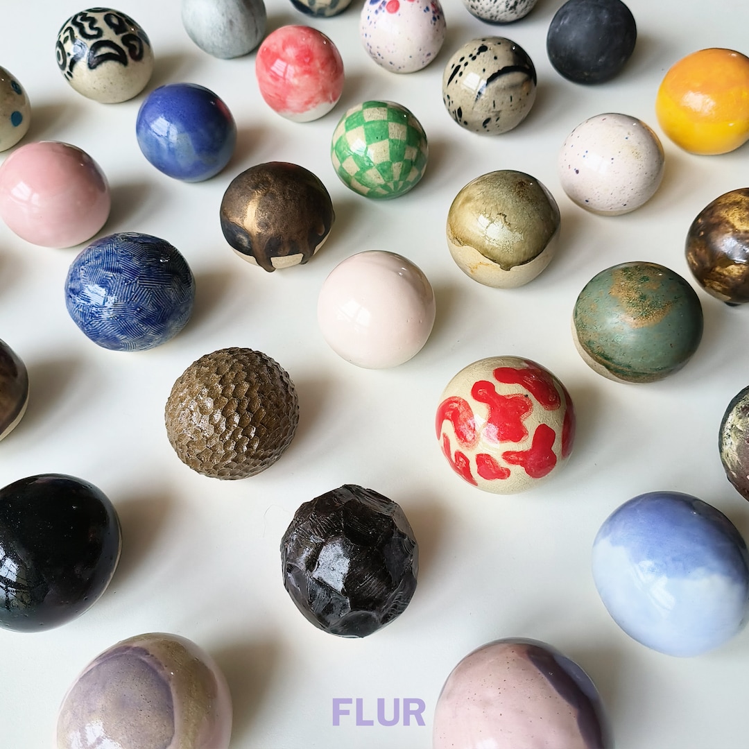 Customized Ceramic Orbs Wall Art, Sphere Mural, Home Decor, Modern Clay ...