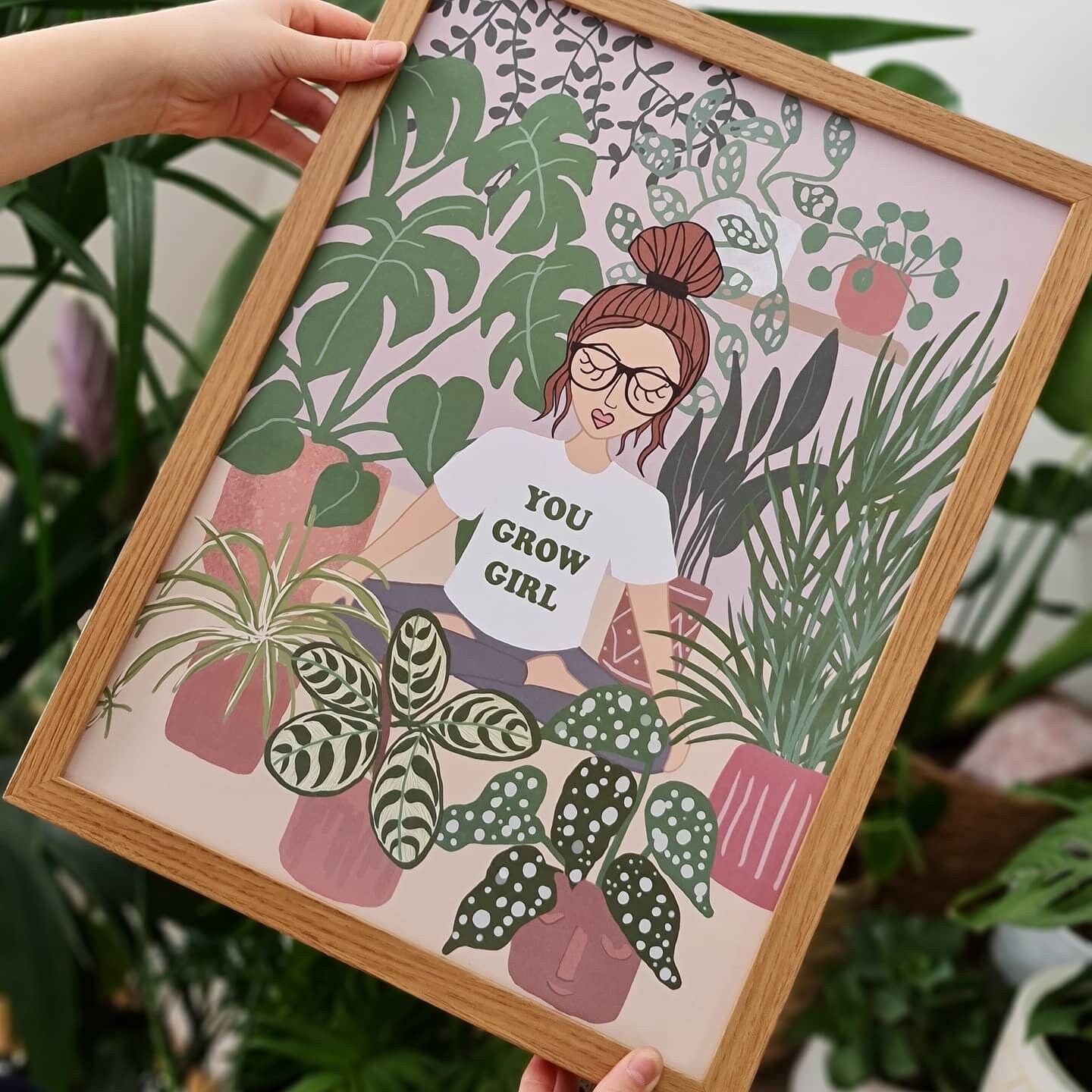 Personalised Crazy Plant Lady Print Plant Lover Print - Etsy UK