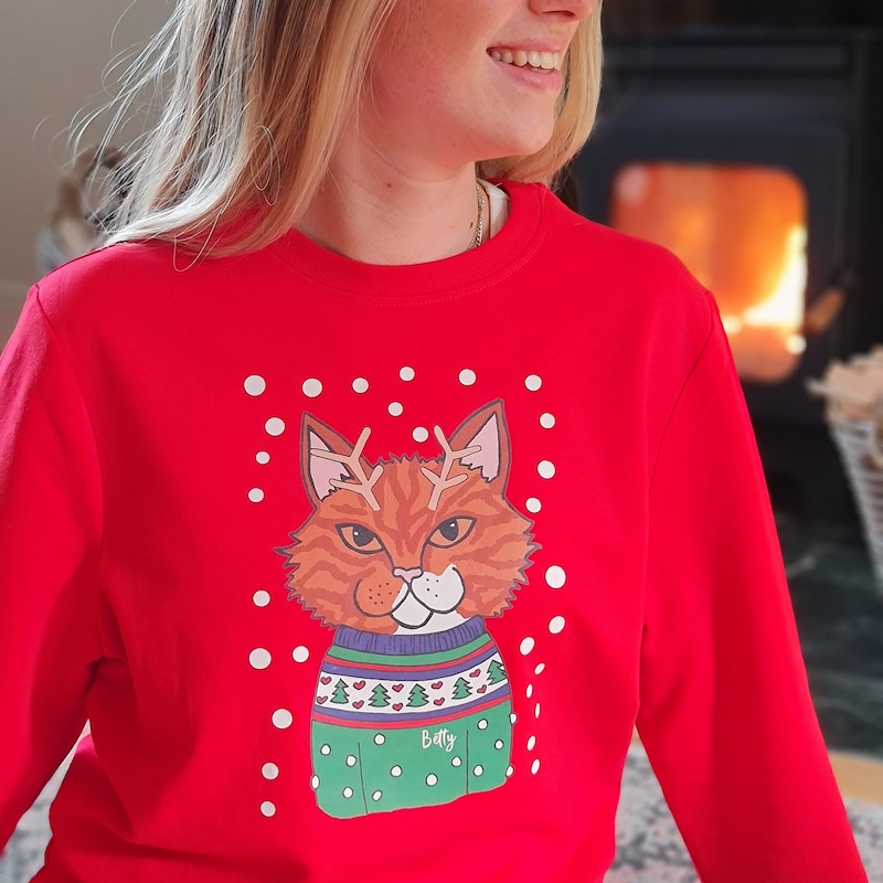 Cat Jumper - Etsy UK