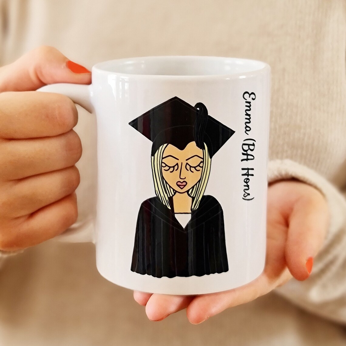 Personalised Graduation Mug Personalised Mug For Graduate | Etsy