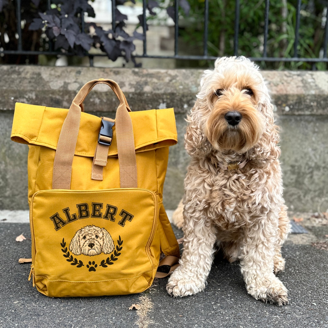 Personalised Doggy Daycare Backpack for Treats and Toys, New Puppy Gift ...