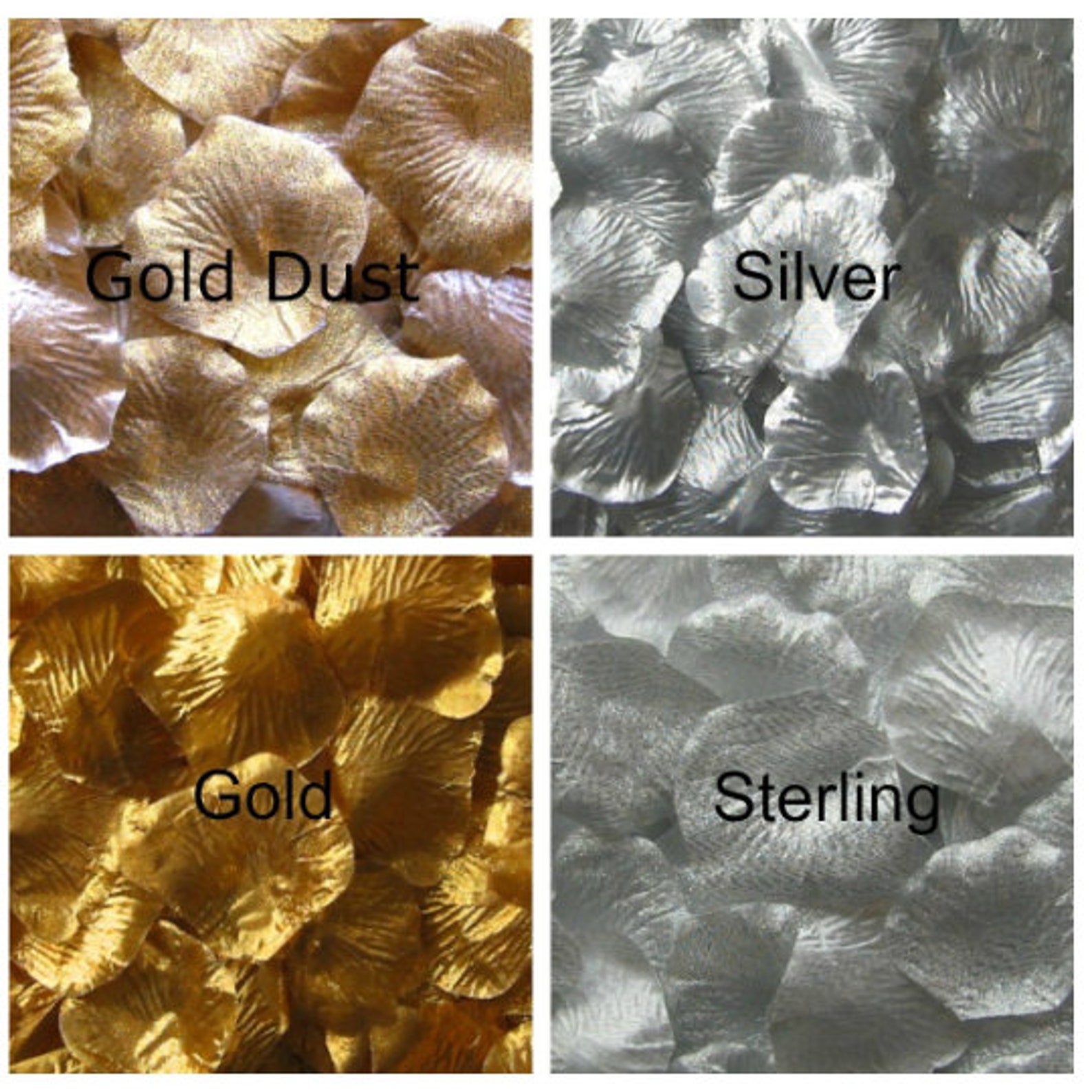 Silk Rose Petals, 100 Colors, Fabric Petals for Weddings, Aisles ...