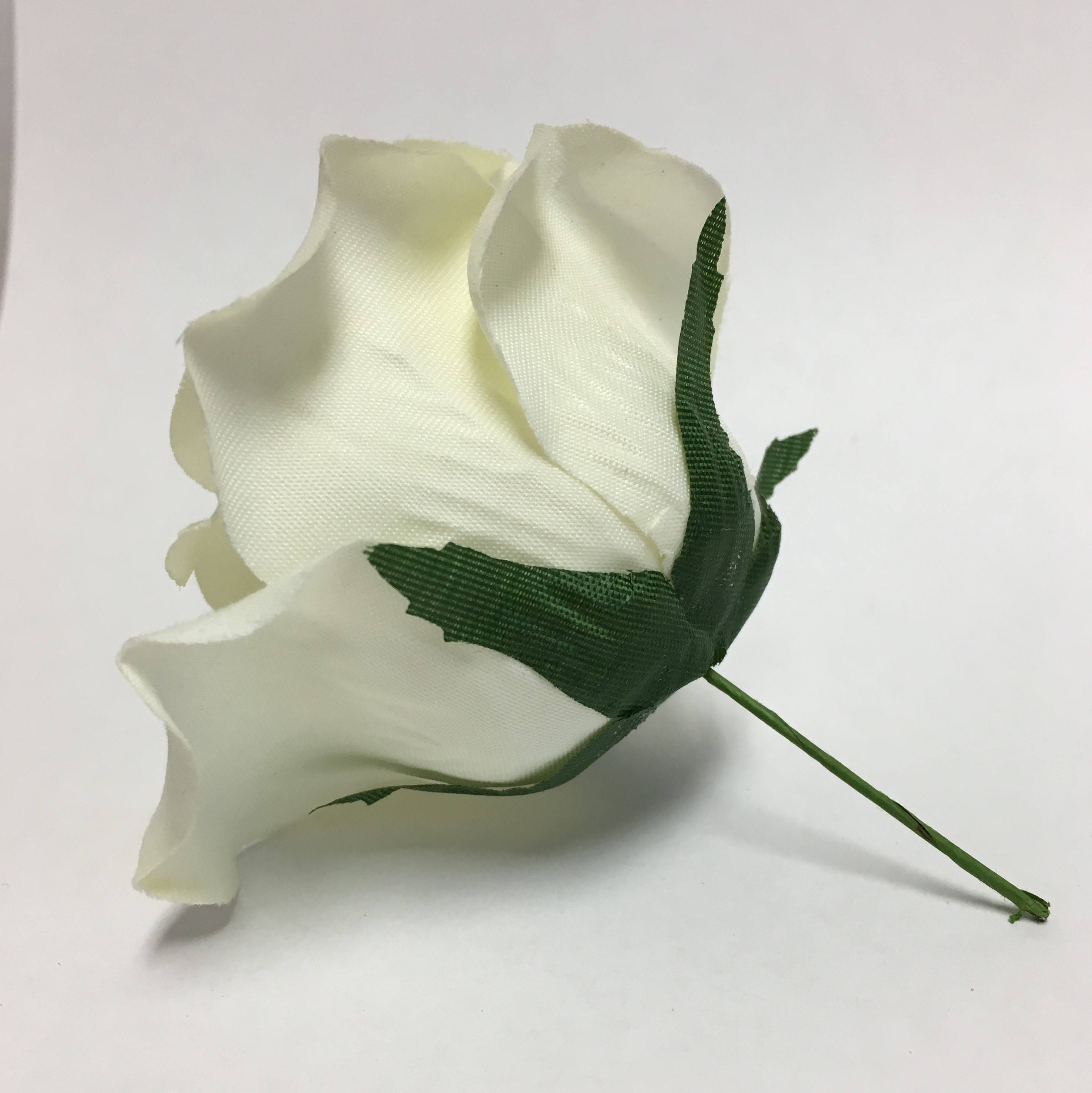 Silk Rose Heads, 12pcs, Ivory Artificial Flowers - Etsy