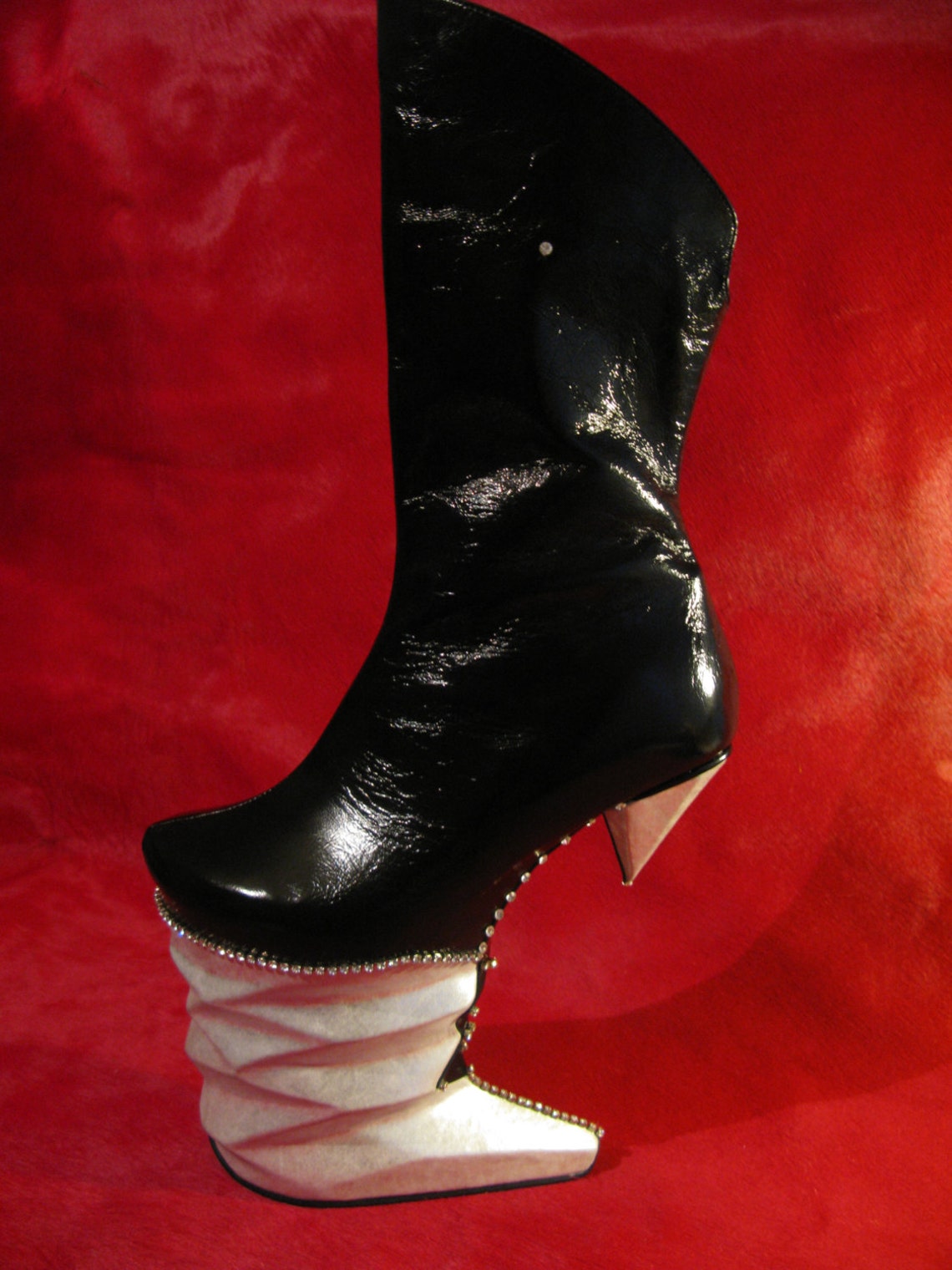 Heelless shoes/Lady Gaga inspired shoes/ heel less shoes with | Etsy