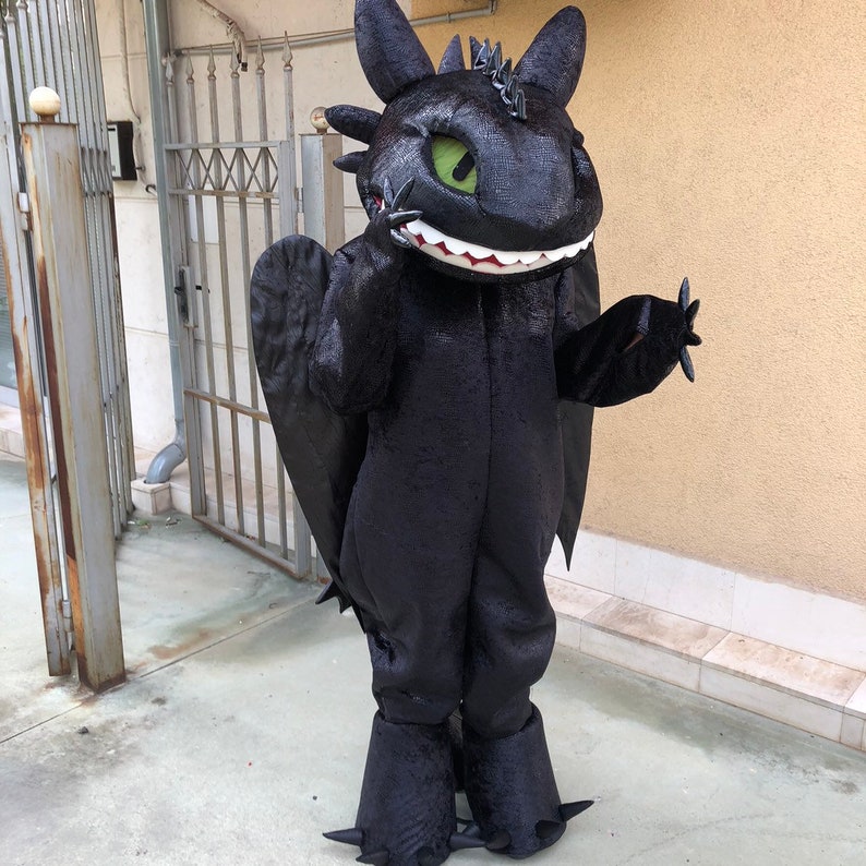 Toothless dragon costume/Dragon Toothless mascot/Toothless | Etsy