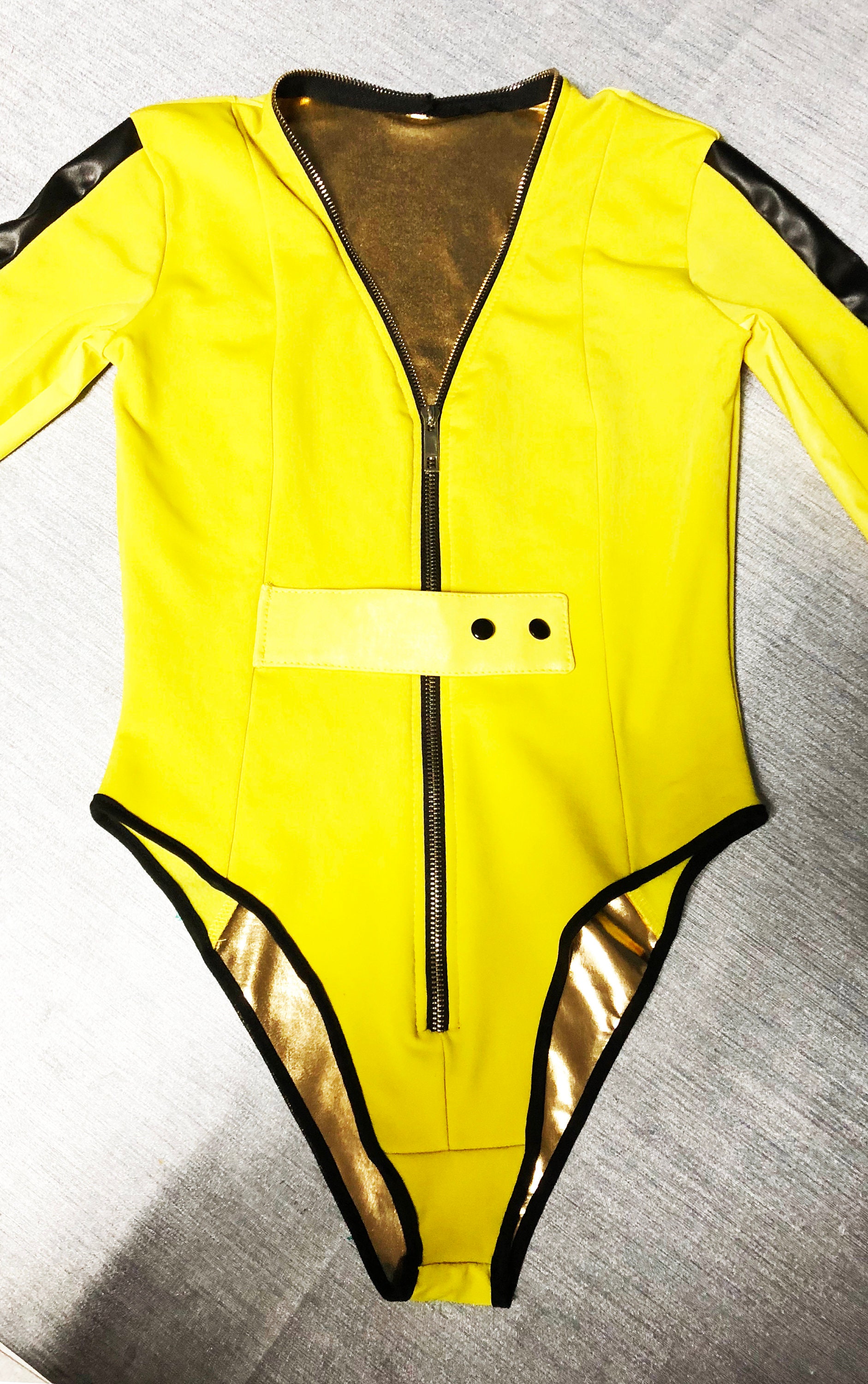 Kill Bill inspired custom costume/ Womens leoatrd costume/ | Etsy