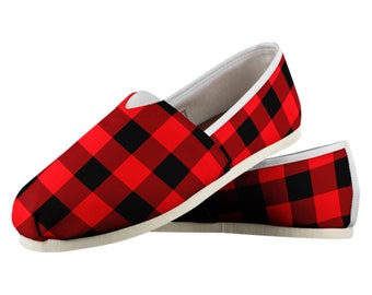 Plaid shoes | Etsy