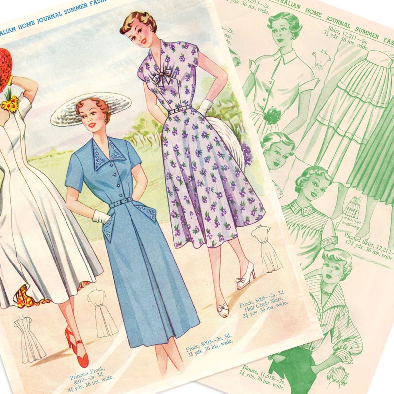 1950s Australian Home Journal Catalog DIGITAL/PDF Summer - Etsy Australia