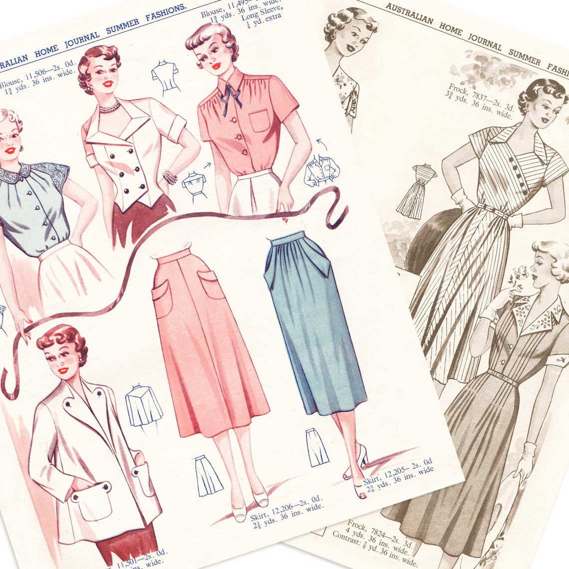 1950s Australian Home Journal Catalog DIGITAL/PDF Summer | Etsy