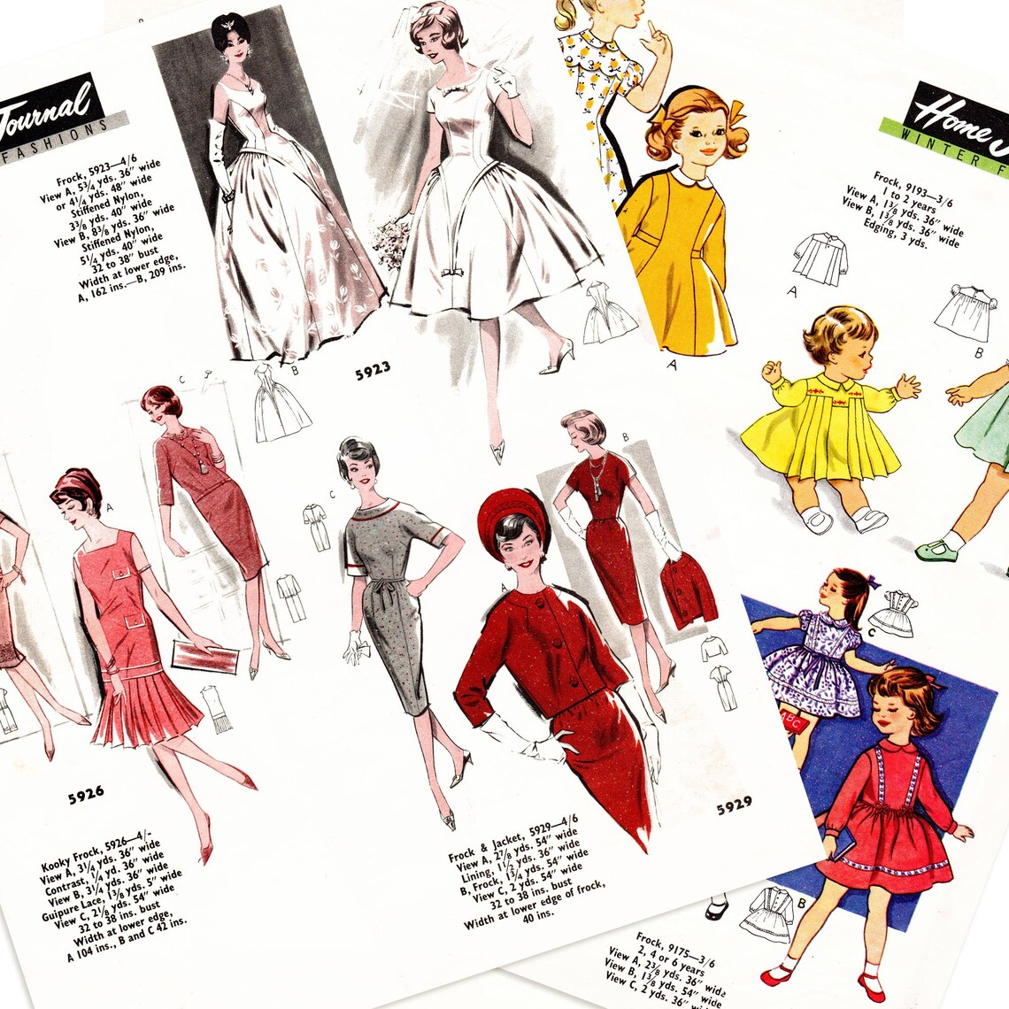 1960s Australian Home Journal Catalog [DIGITAL/PDF] Winter Fashions ...