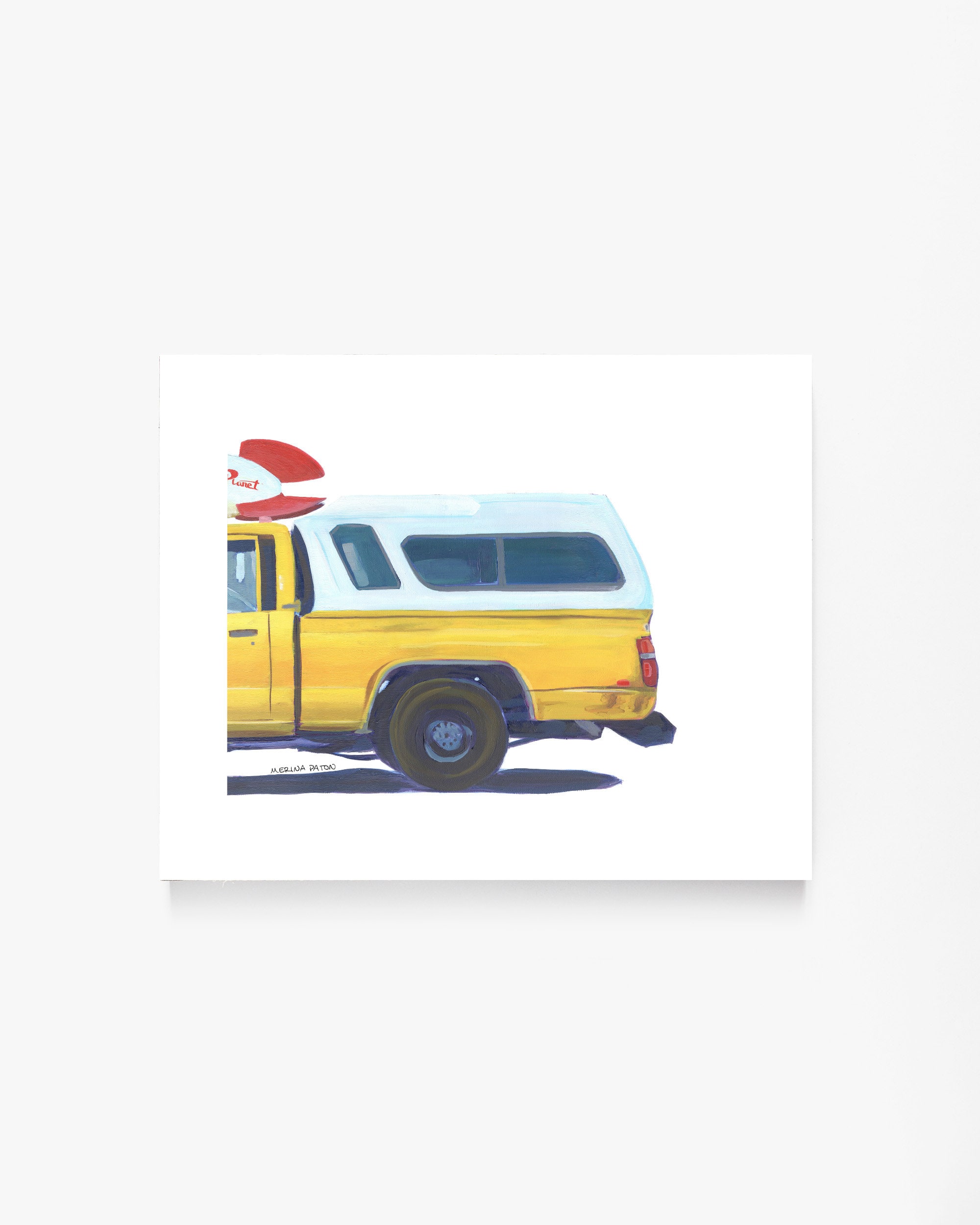 Pizza Planet Delivery Truck Art Print | Nostalgic Art for Millennials ...