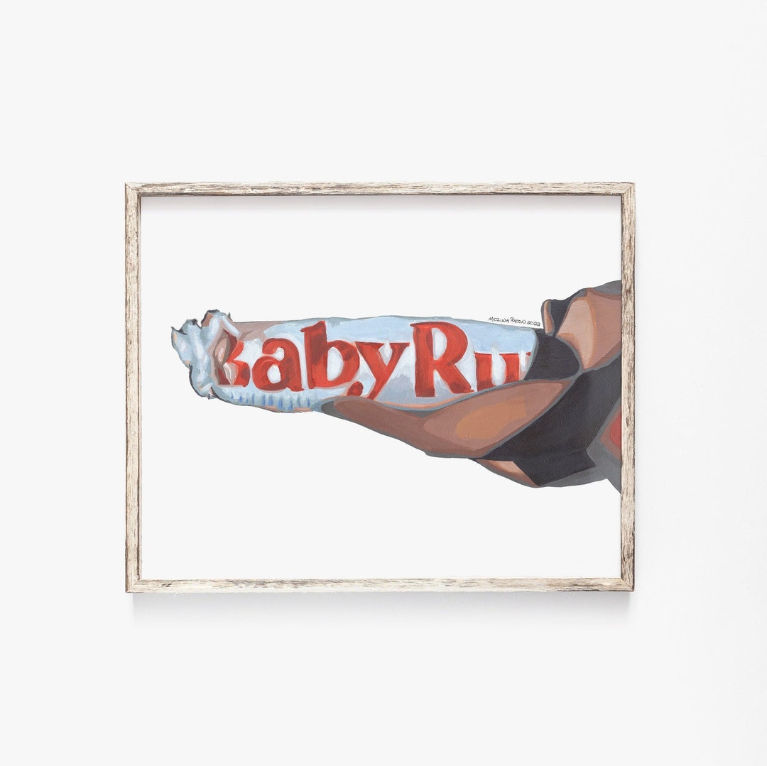 Never Say Die Art Print | Gen X Nostalgia Inspired Painting | Pop Art ...