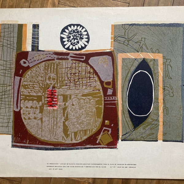 Linoleum Engraving - Etsy