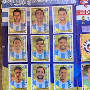 Panini 2016 Fifa COPA AMERICA CENTENARIO 100% Complete Football Sticker ...