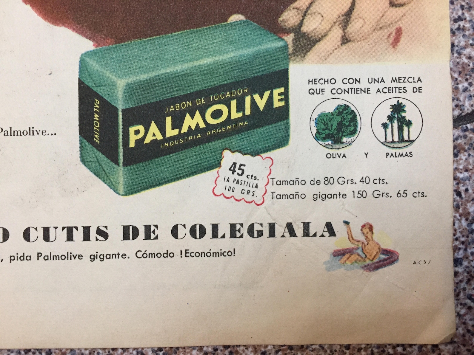 Soap palmolive Vintage Ad 1947 - Etsy