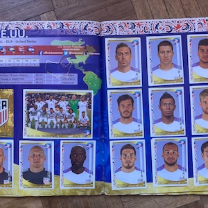 Panini 2016 Fifa COPA AMERICA CENTENARIO 100% Complete Football Sticker ...