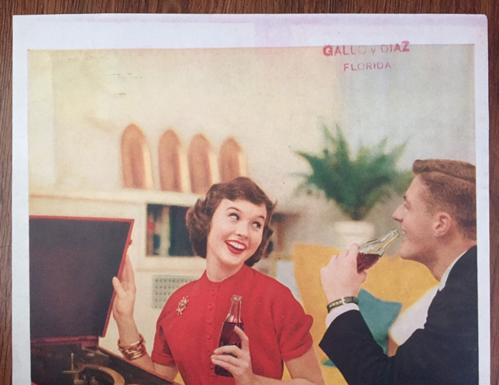 Coca Cola 1956 Coke Vintage Ad Written in Spanish Coke - Etsy