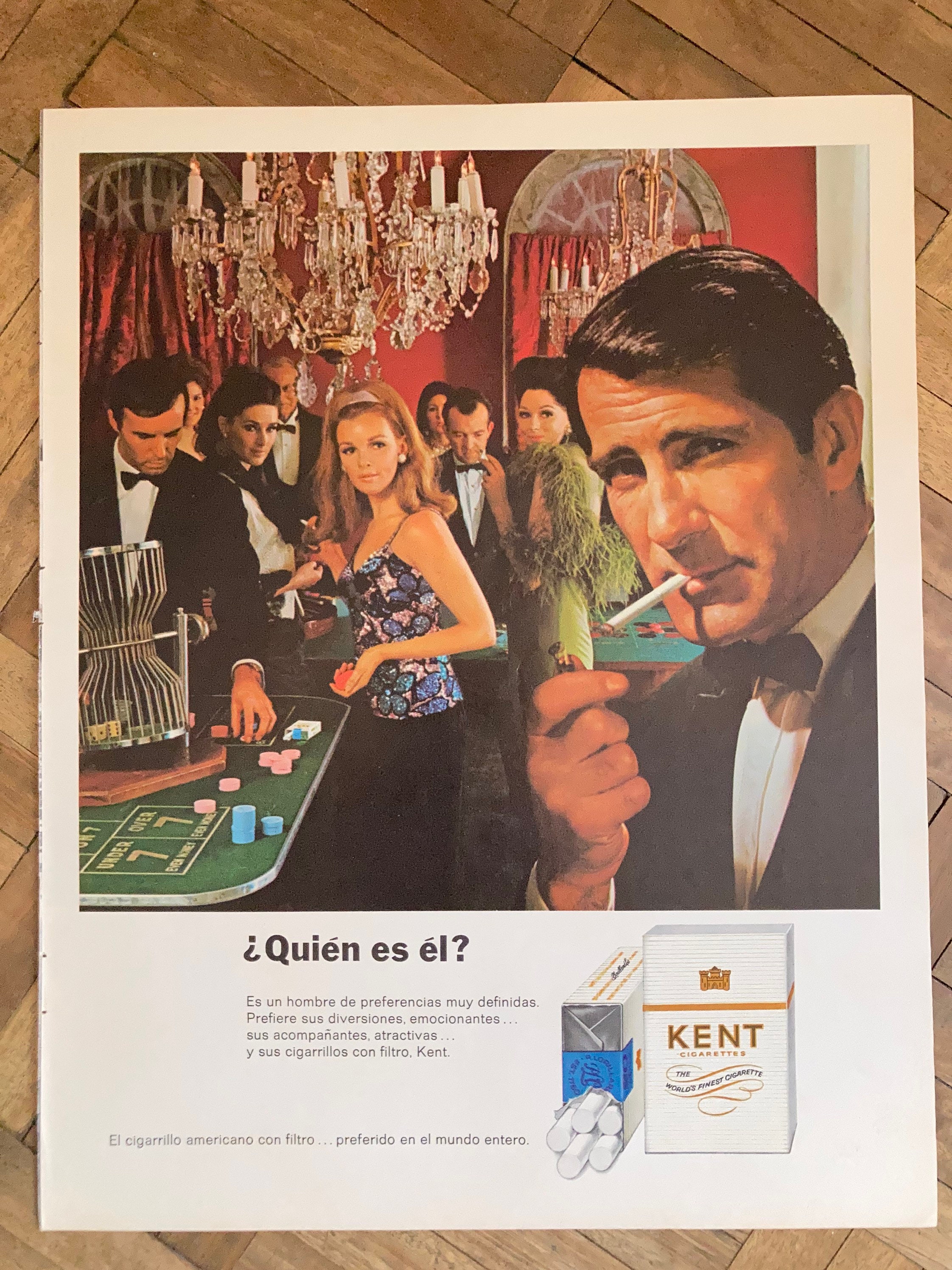 Kent Cigarettes Vintage Ads 1964-1968 Written in Spanish | Etsy