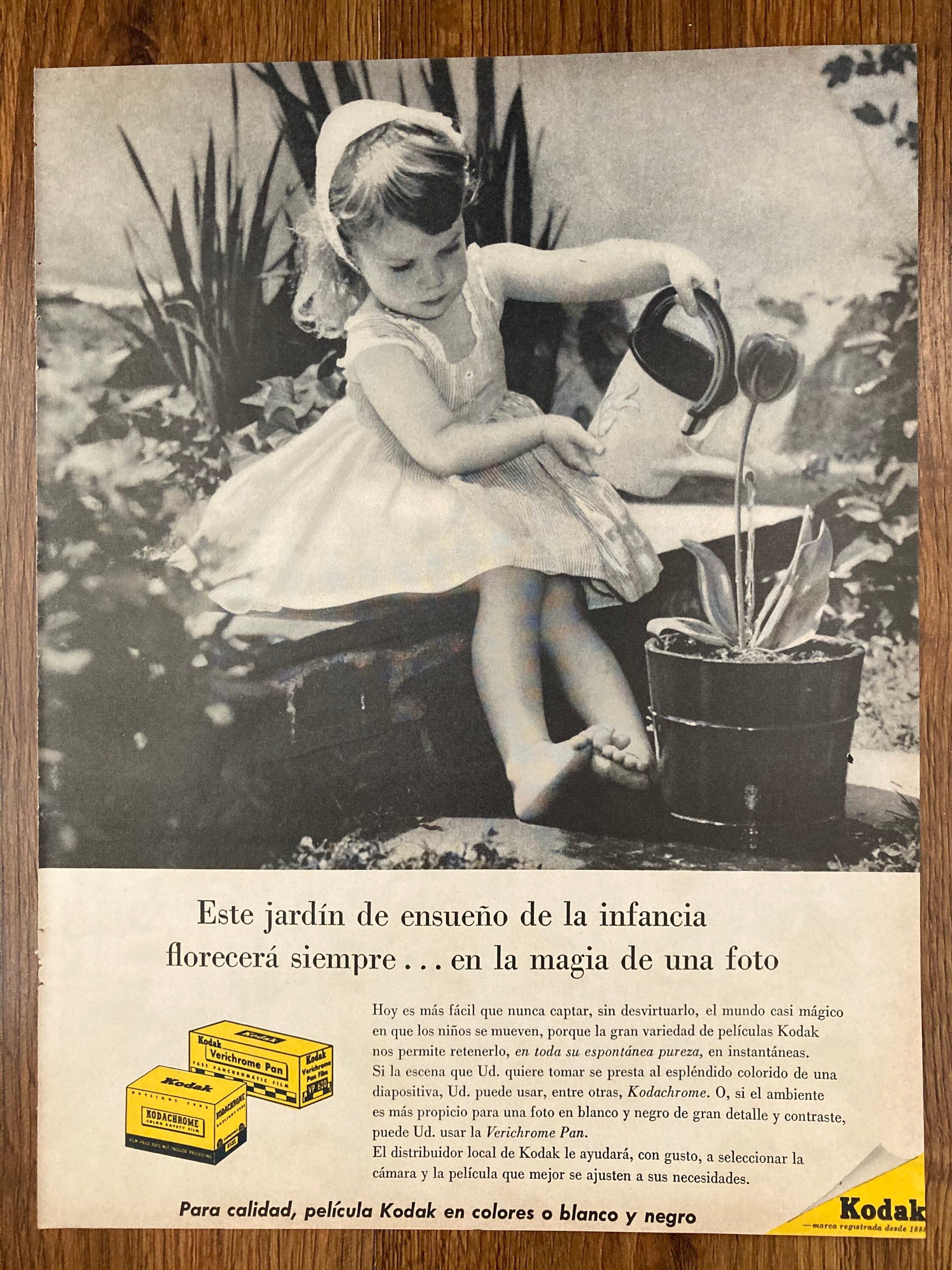Kodak 1950s advertisements in spanish price for each one | Etsy