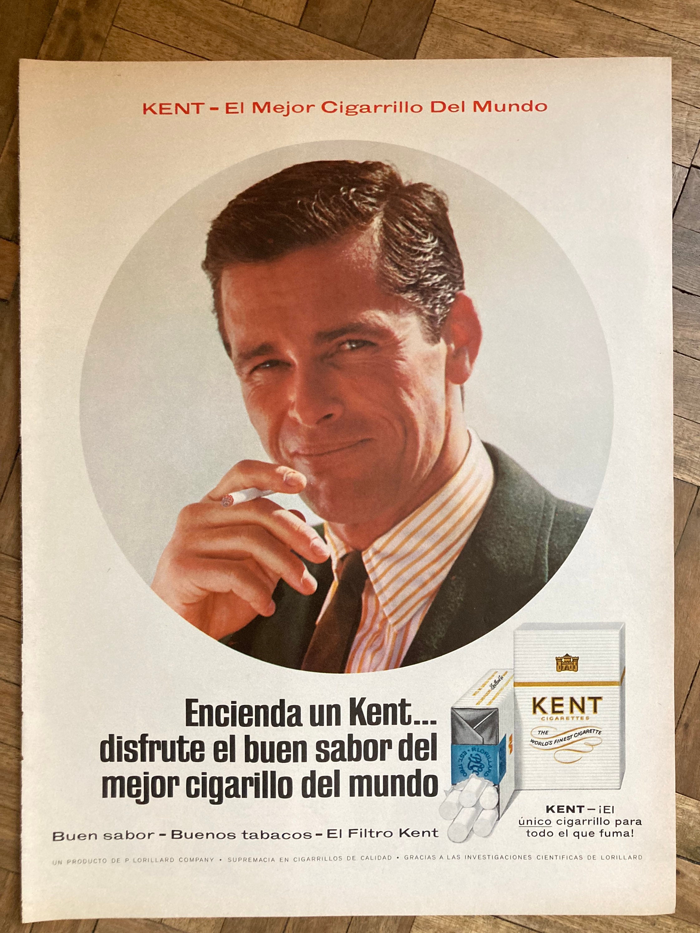 Kent Cigarettes Vintage Ads 1964-1968 Written in Spanish - Etsy