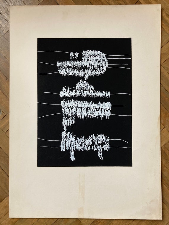 Silkscreen Print by Alfredo Testoni 1989 Club De Grabado De - Etsy