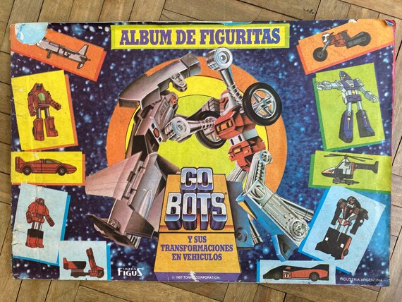 Rare gobots Complete Album Figurines 1987 | Etsy
