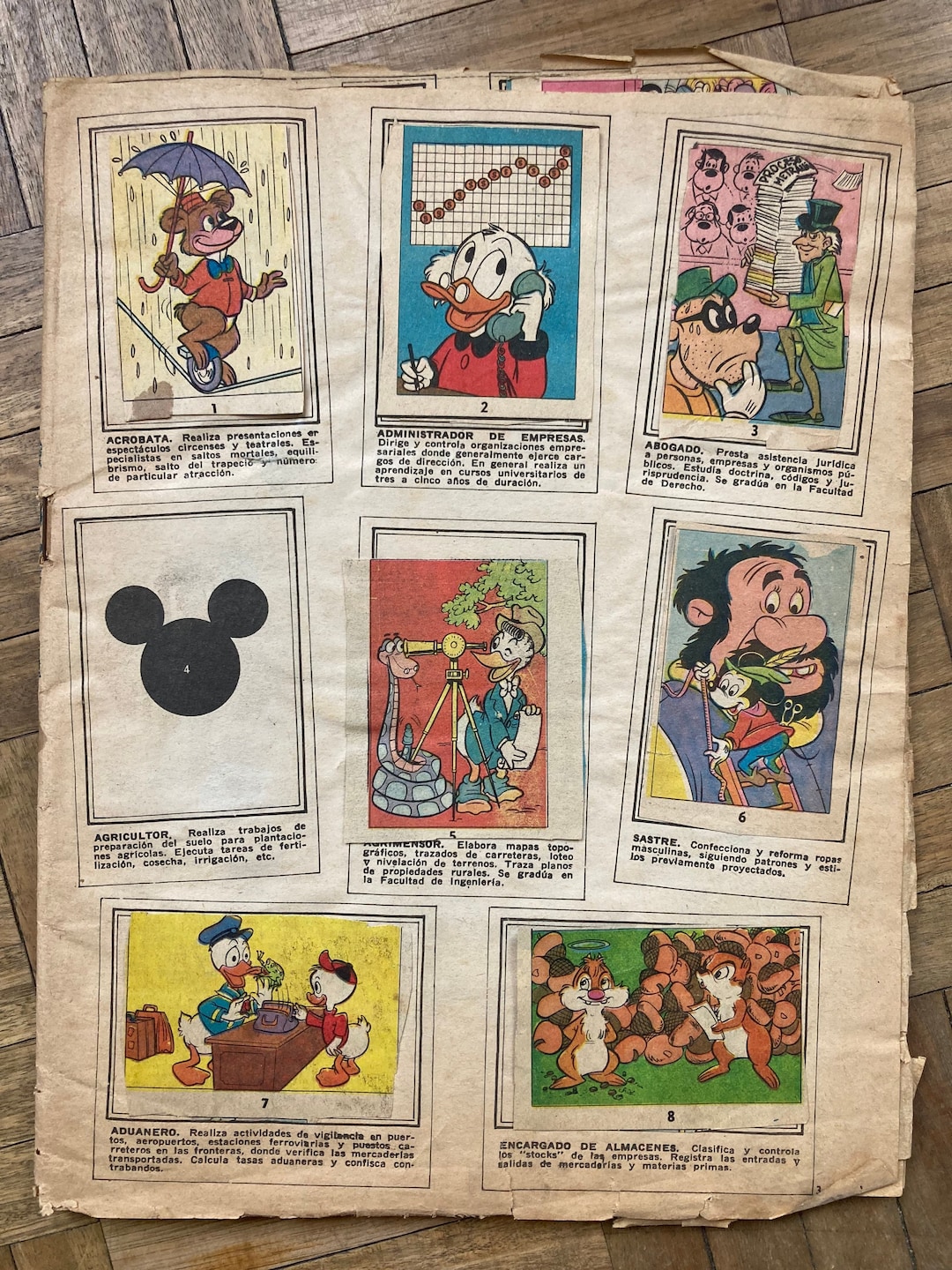 Walt Disney 1979 professions AND Occupations, Almost Complete Album ...