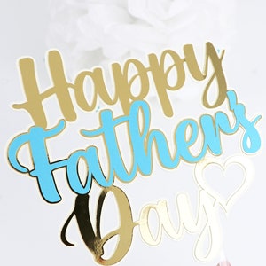 Father's Day, Fathers Day Cake Topper, Fathers Day Gift From Wife, 1st ...