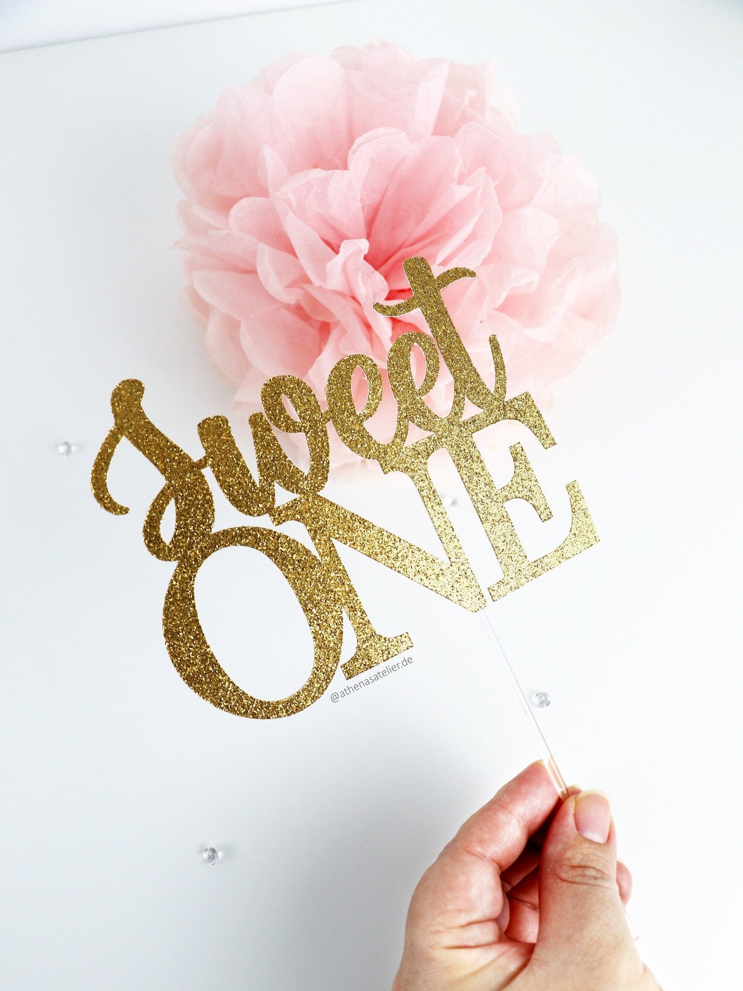 Sweet ONE Cake Topper, One Cake Topper, Ice Cream Candy Themed ...