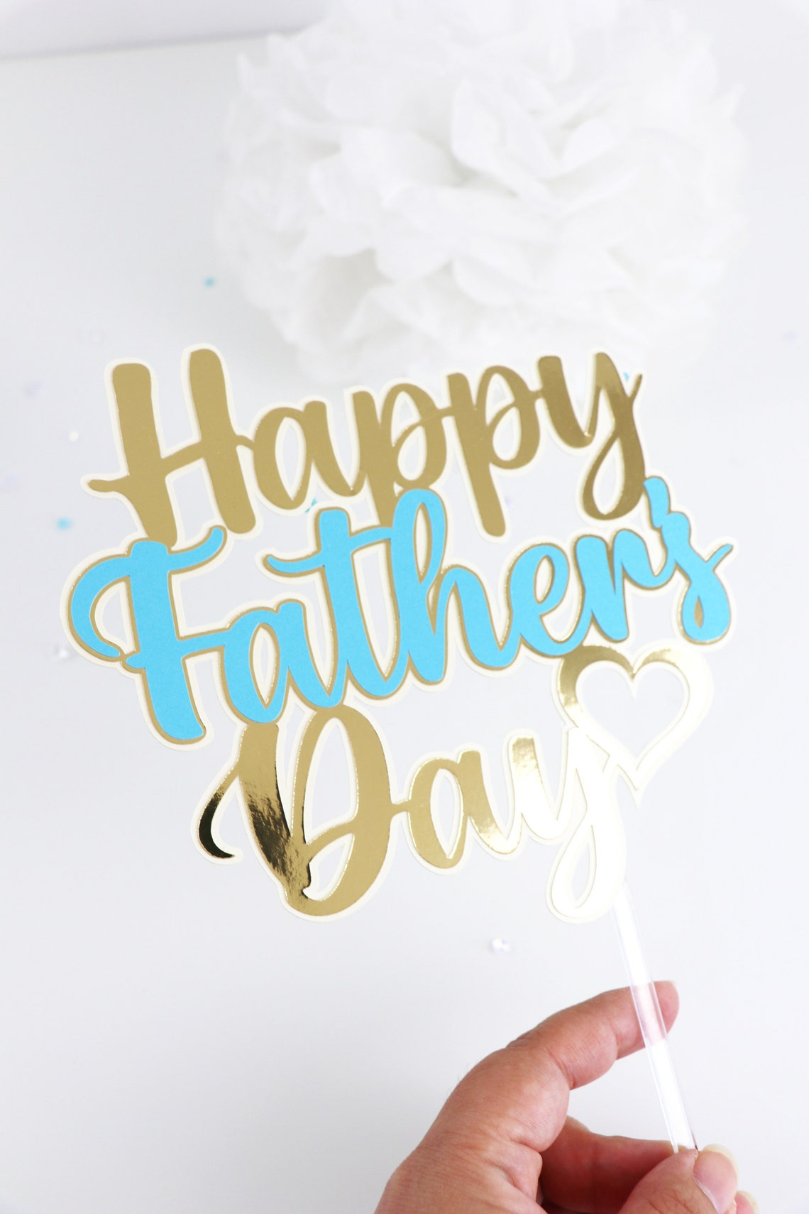 Father's Day Fathers Day Cake Topper Fathers Day Gift - Etsy