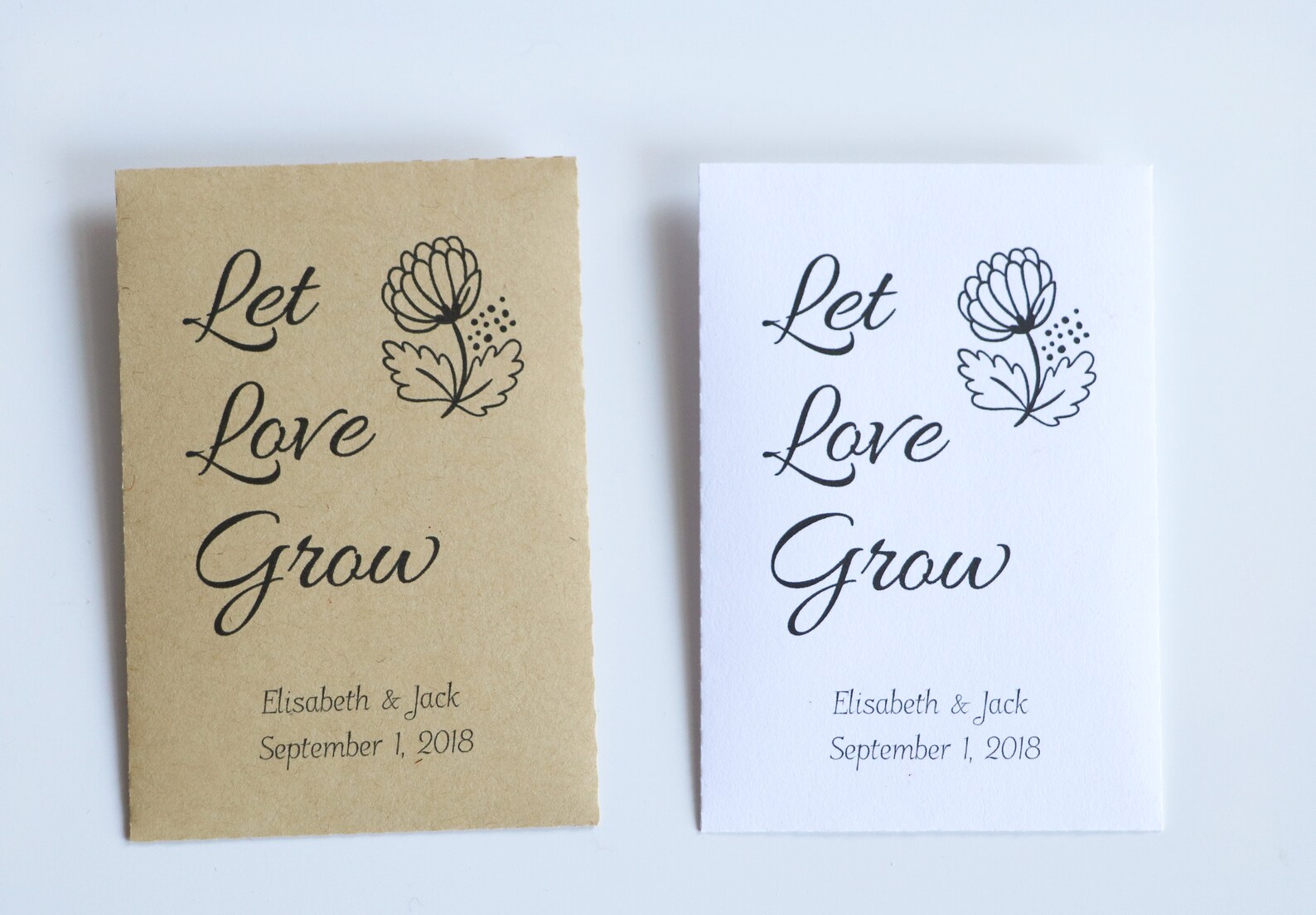 Custom Seed Packet Envelopes Wedding Favors Personalized - Etsy