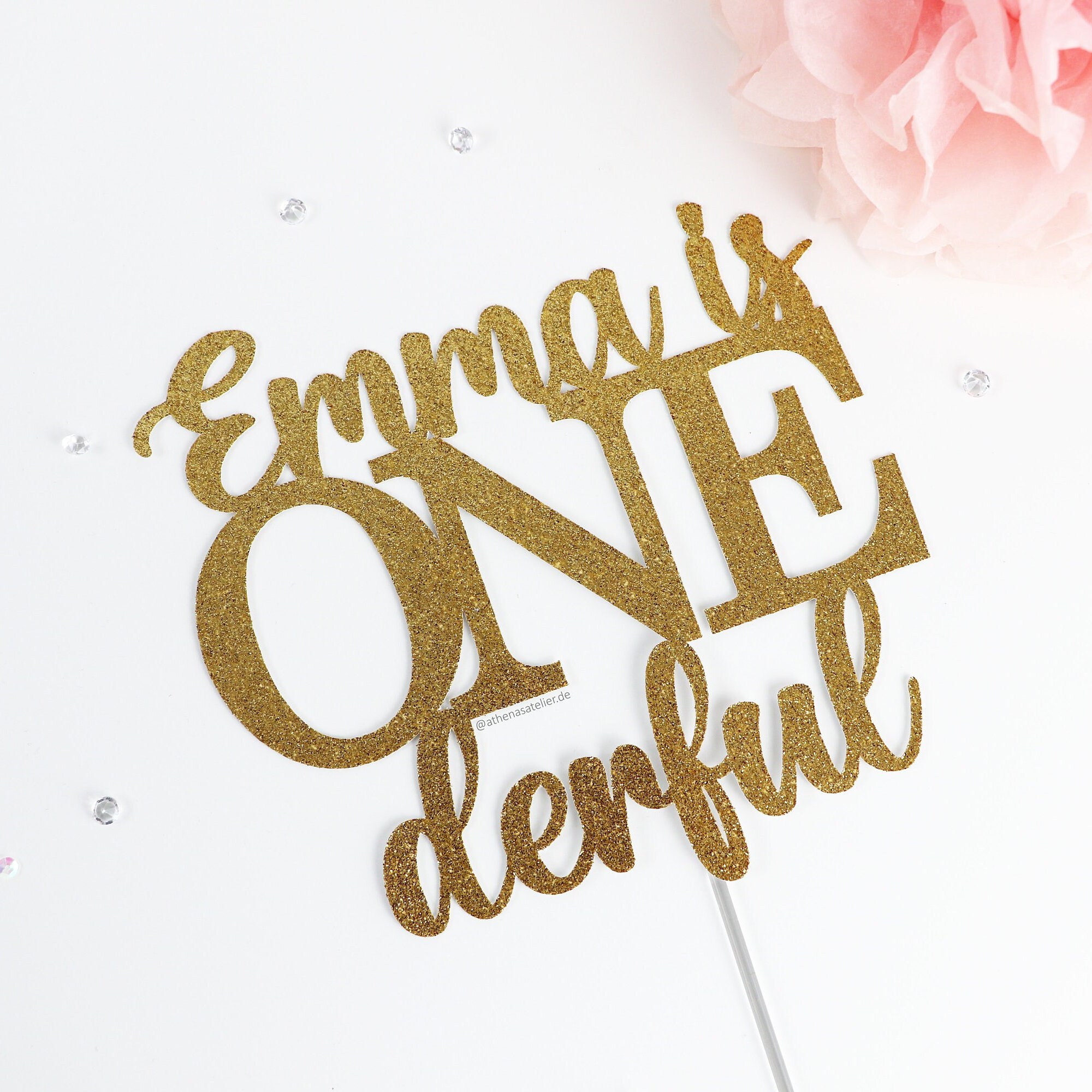 Name Cake Topper Onederful Cake Topper One Cake Topper 1. - Etsy