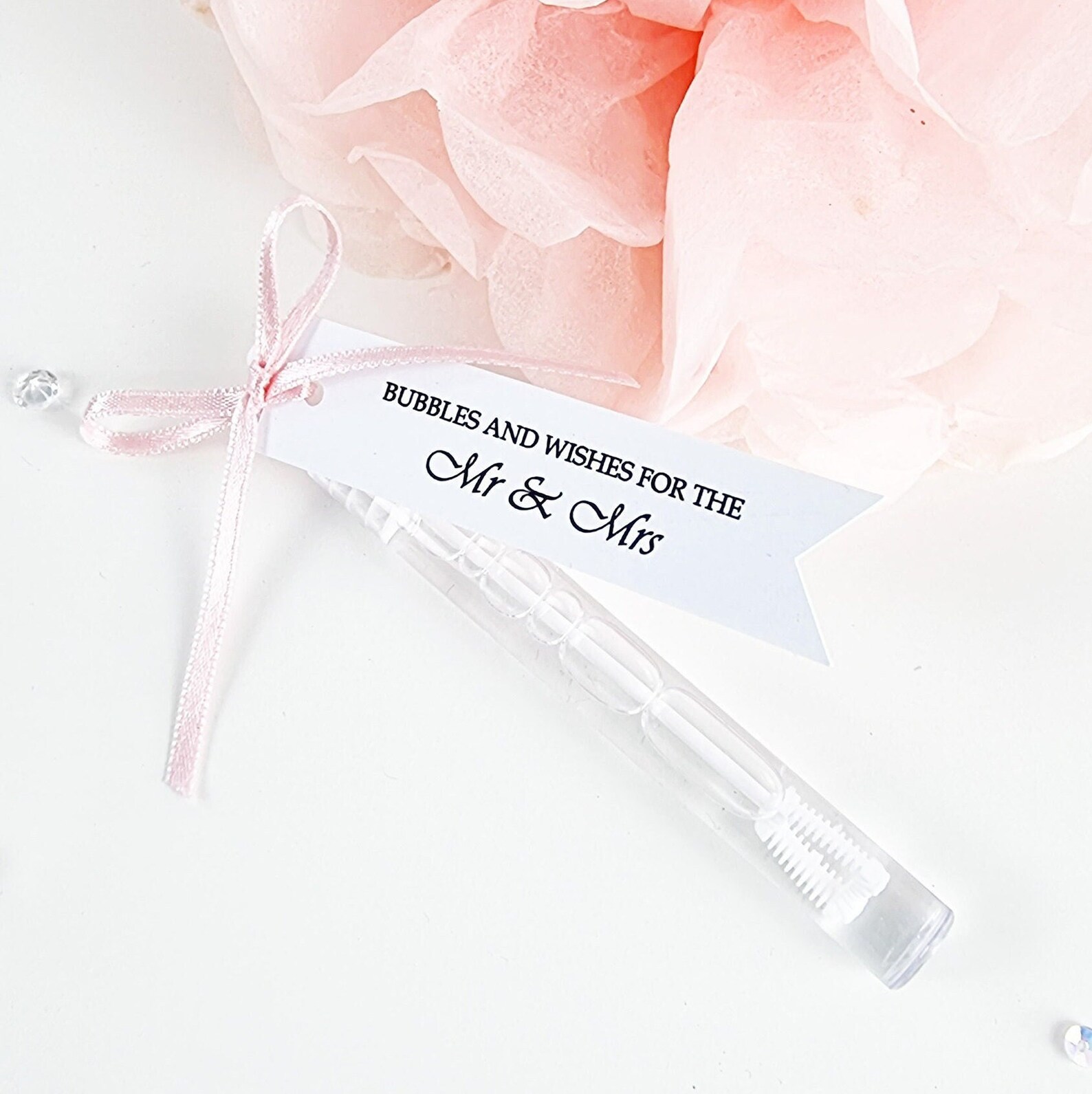 Wedding Bubble Wand Tags, Wedding Wands, Personalized Wedding Favors ...