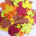 Autumn Leaves Confetti Maple Leaves Thanksgiving Decor Fall - Etsy