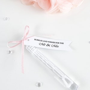 Wedding Bubble Wand Tags, Wedding Wands, Personalized Wedding Favors ...