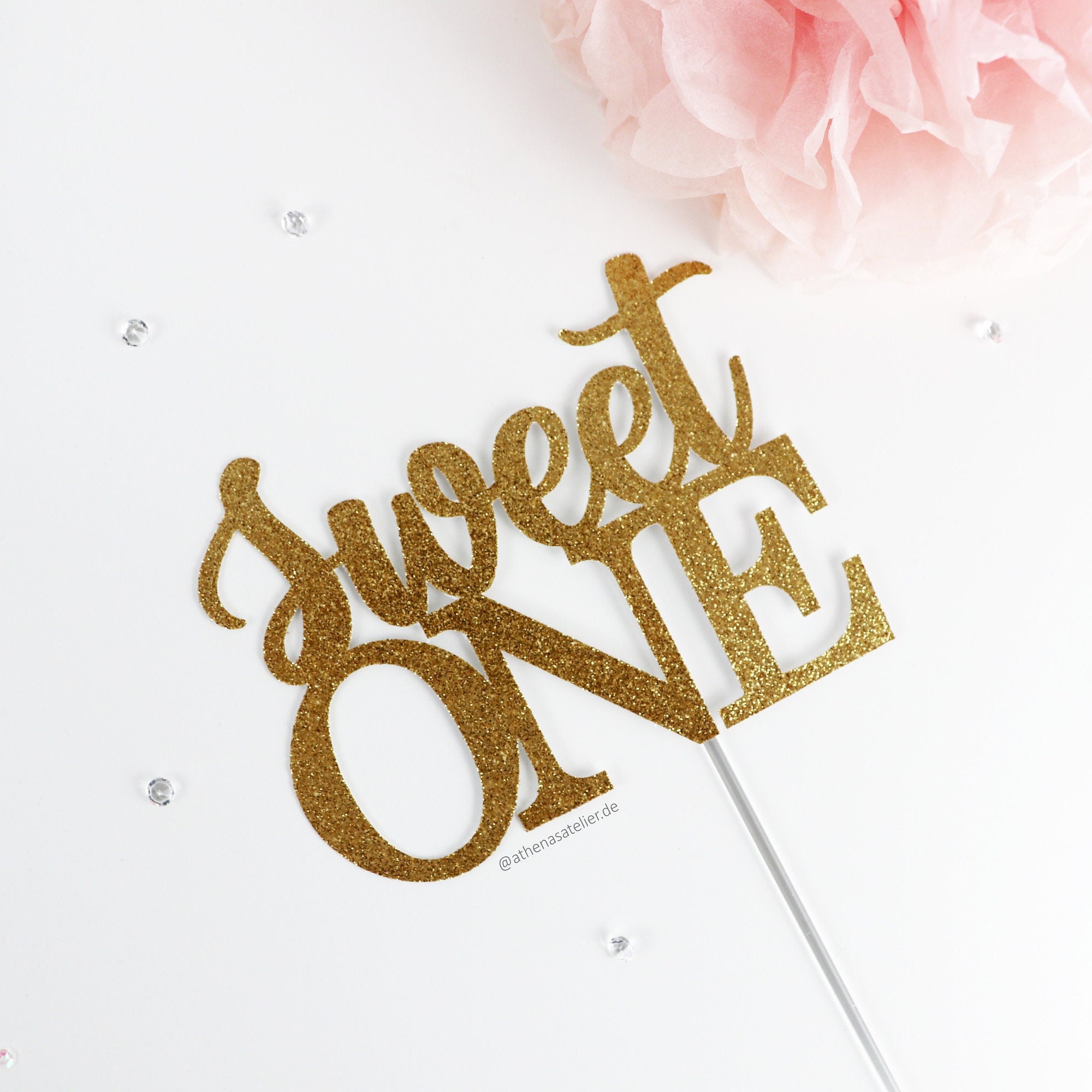 Sweet ONE Cake Topper, One Cake Topper, Ice Cream Candy Themed ...
