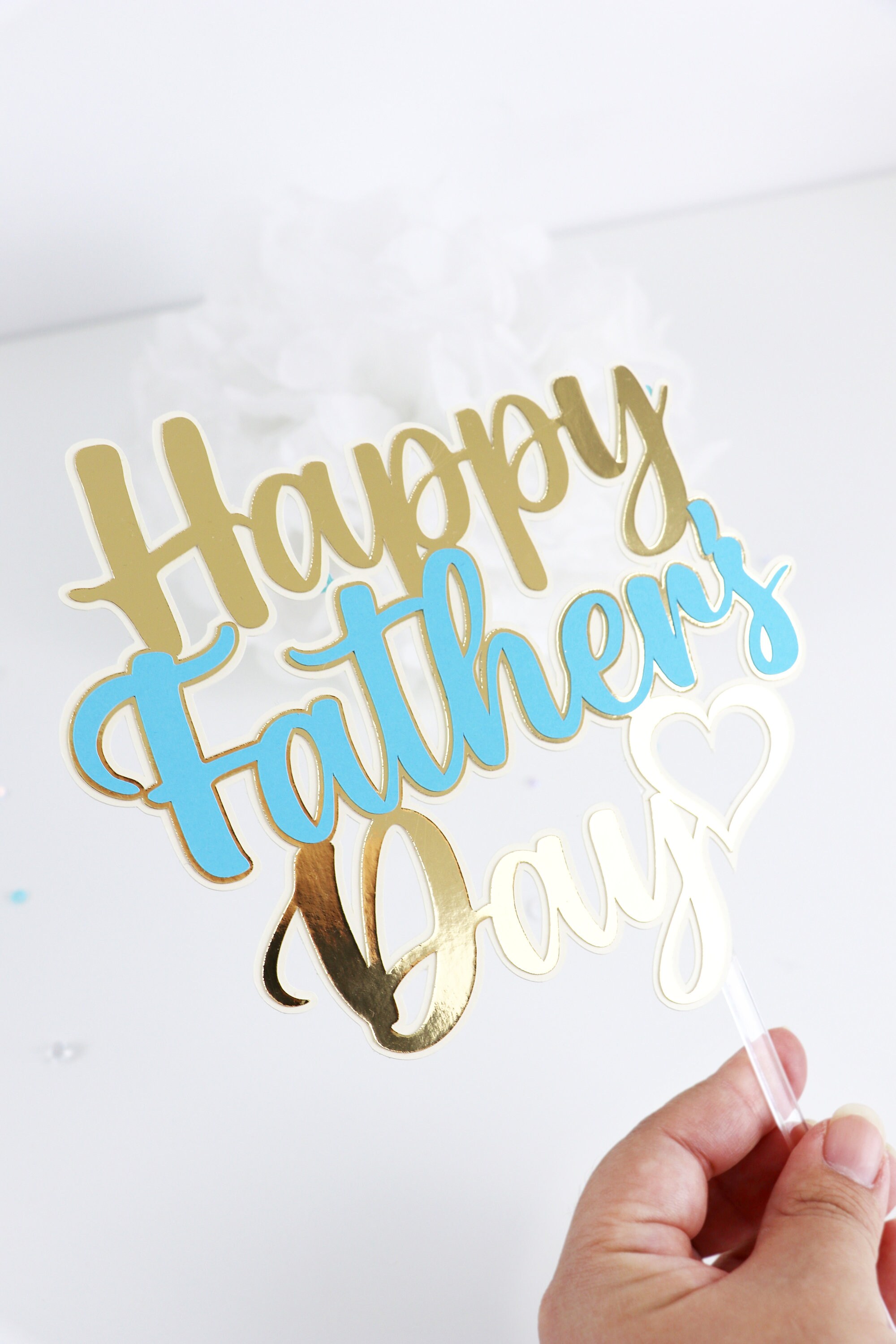 Father's Day Fathers Day Cake Topper Fathers Day Gift - Etsy