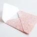 Floral Pink Mini Envelopes, Handmade Envelopes, Square Envelopes, Love ...