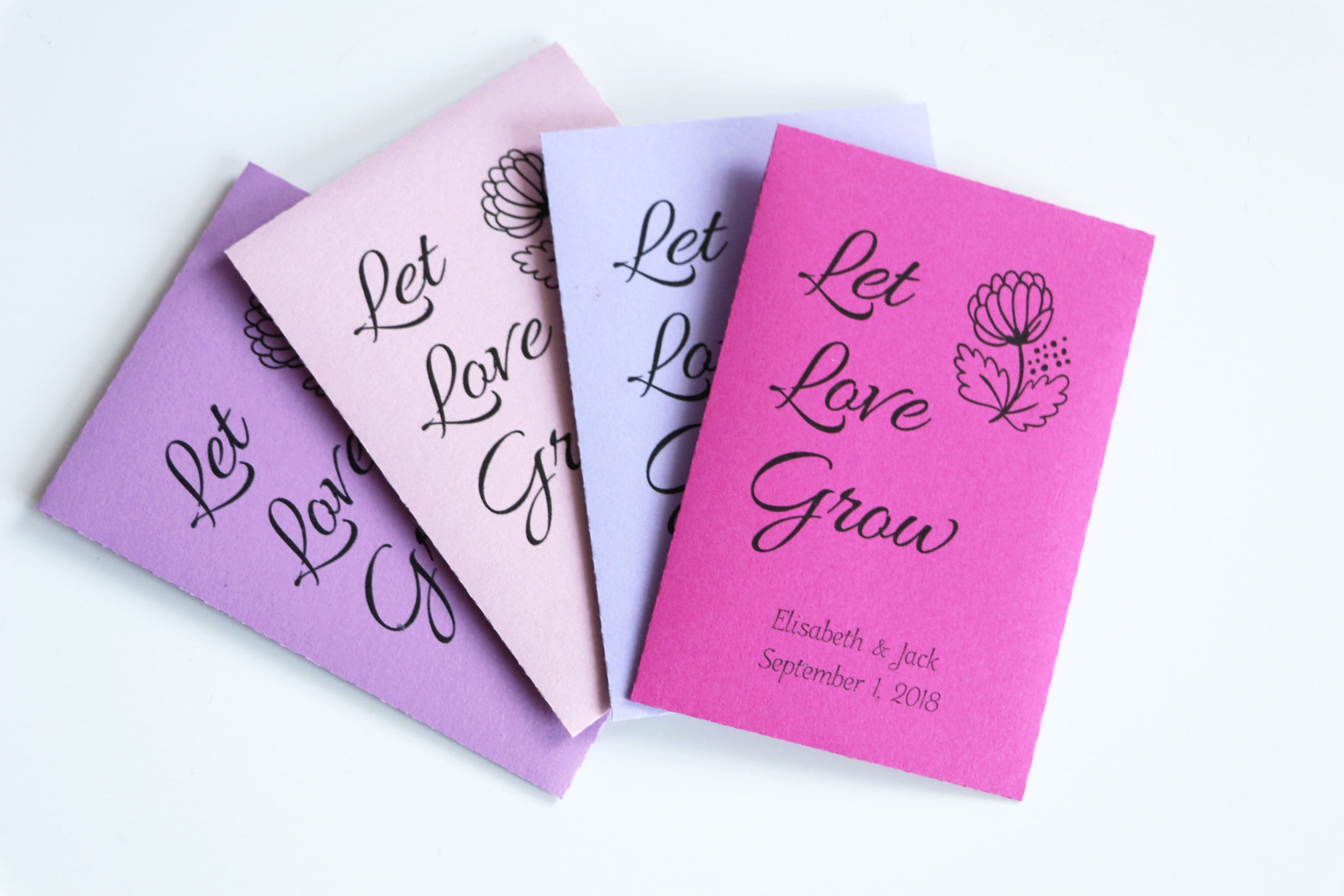 Custom Seed Packet Envelopes Wedding Favors Personalized - Etsy