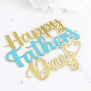 Father's Day, Fathers Day Cake Topper, Fathers Day Gift From Wife, 1st ...