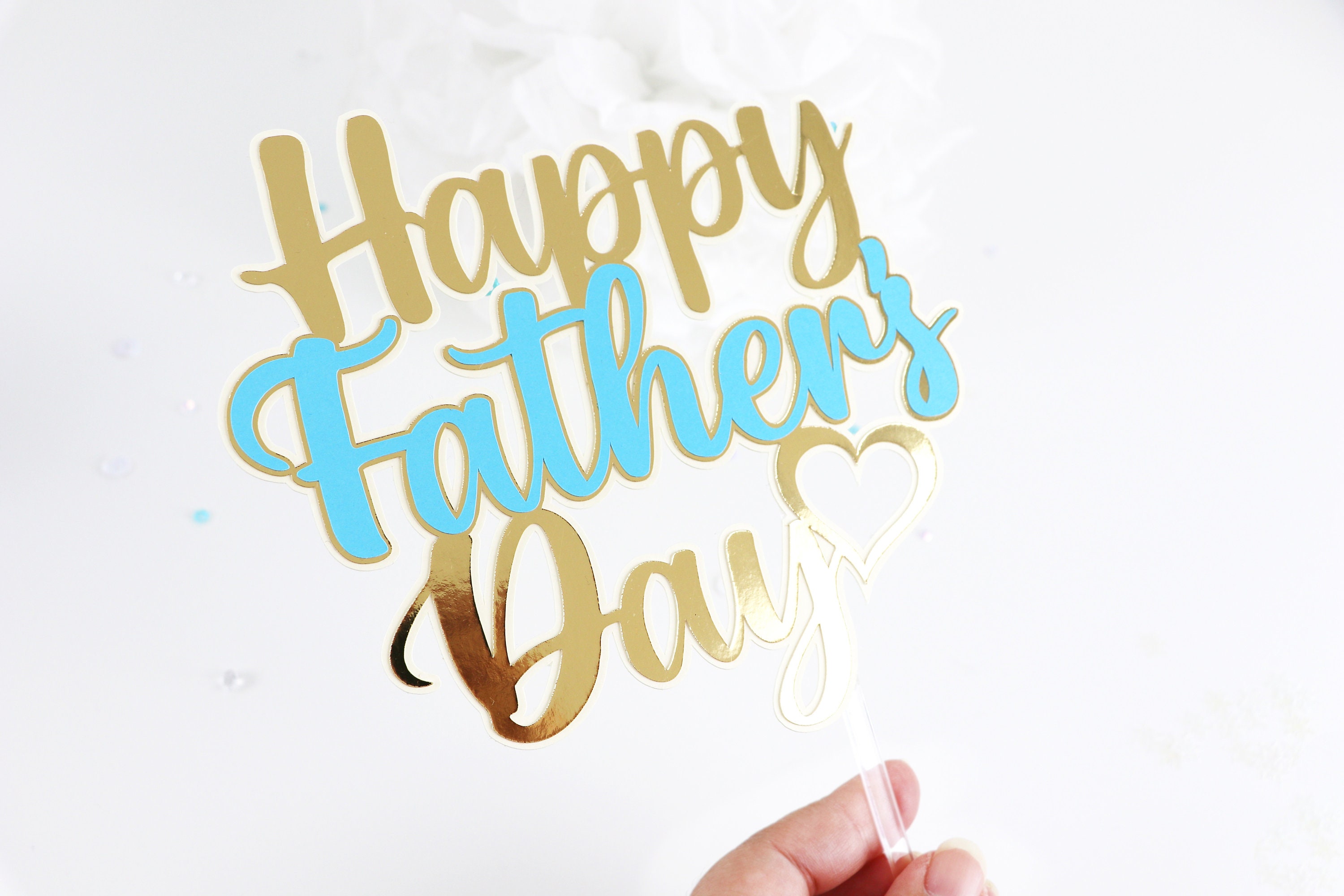 Father's Day Fathers Day Cake Topper Fathers Day Gift - Etsy