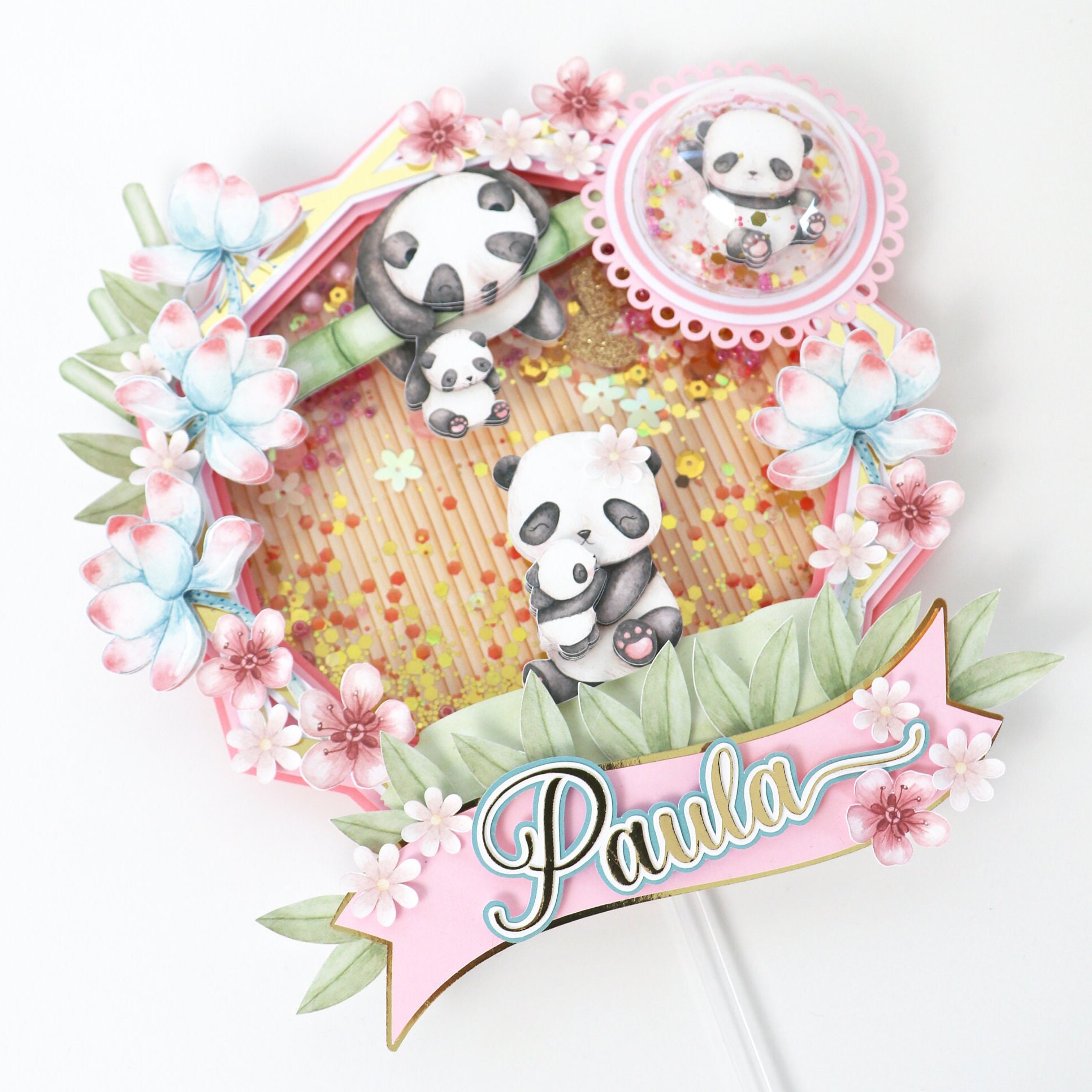 Panda Cake Topper Baby Panda Birthday Party Panda Baby - Etsy