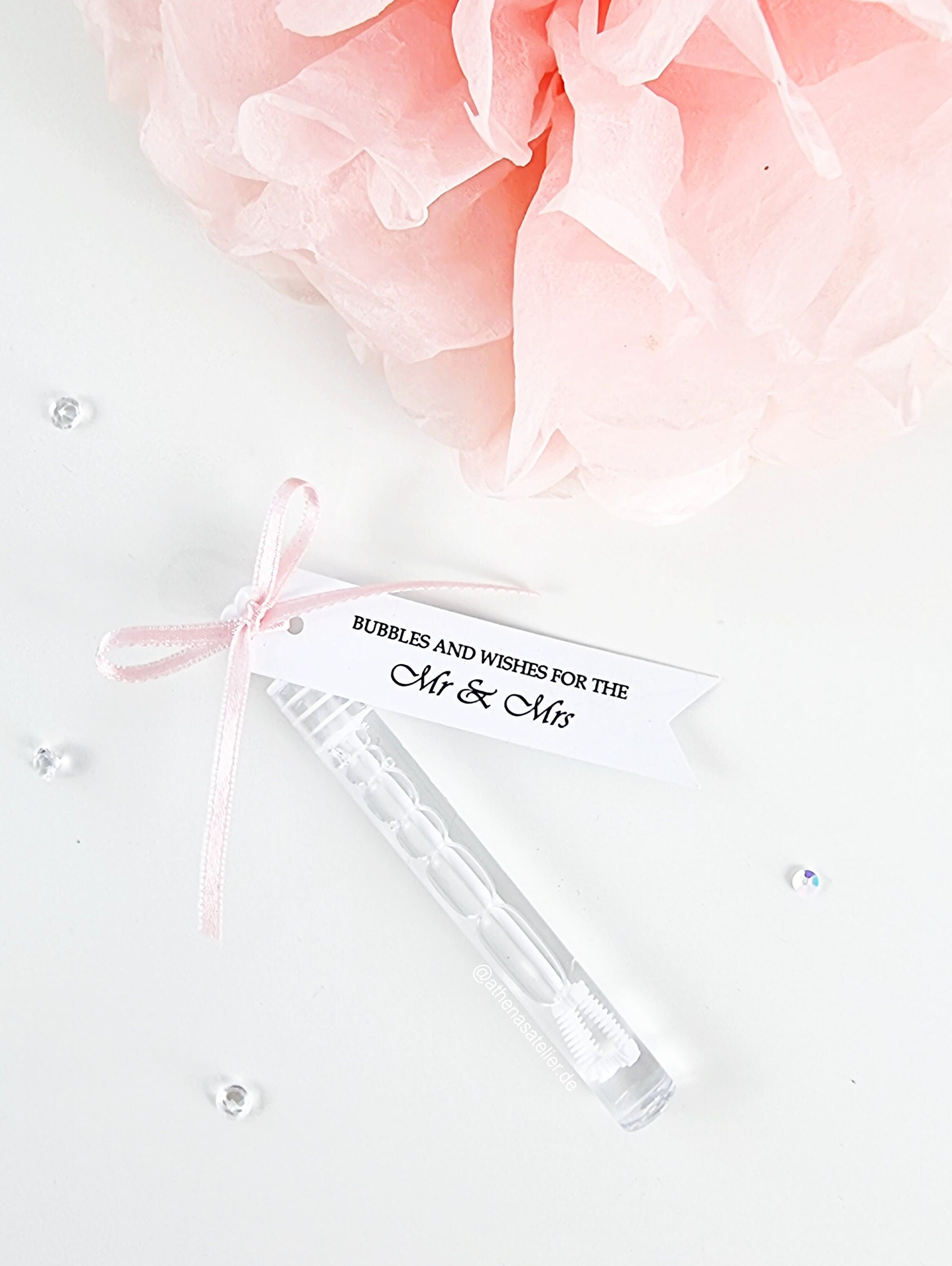 Wedding Bubble Wand Tags, Wedding Wands, Personalized Wedding Favors ...