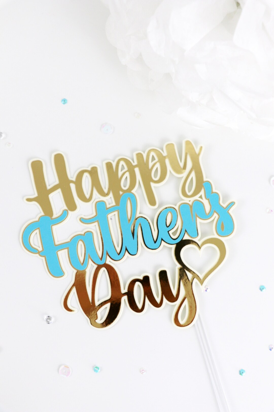 Father's Day, Fathers Day Cake Topper, Fathers Day Gift From Wife, 1st ...