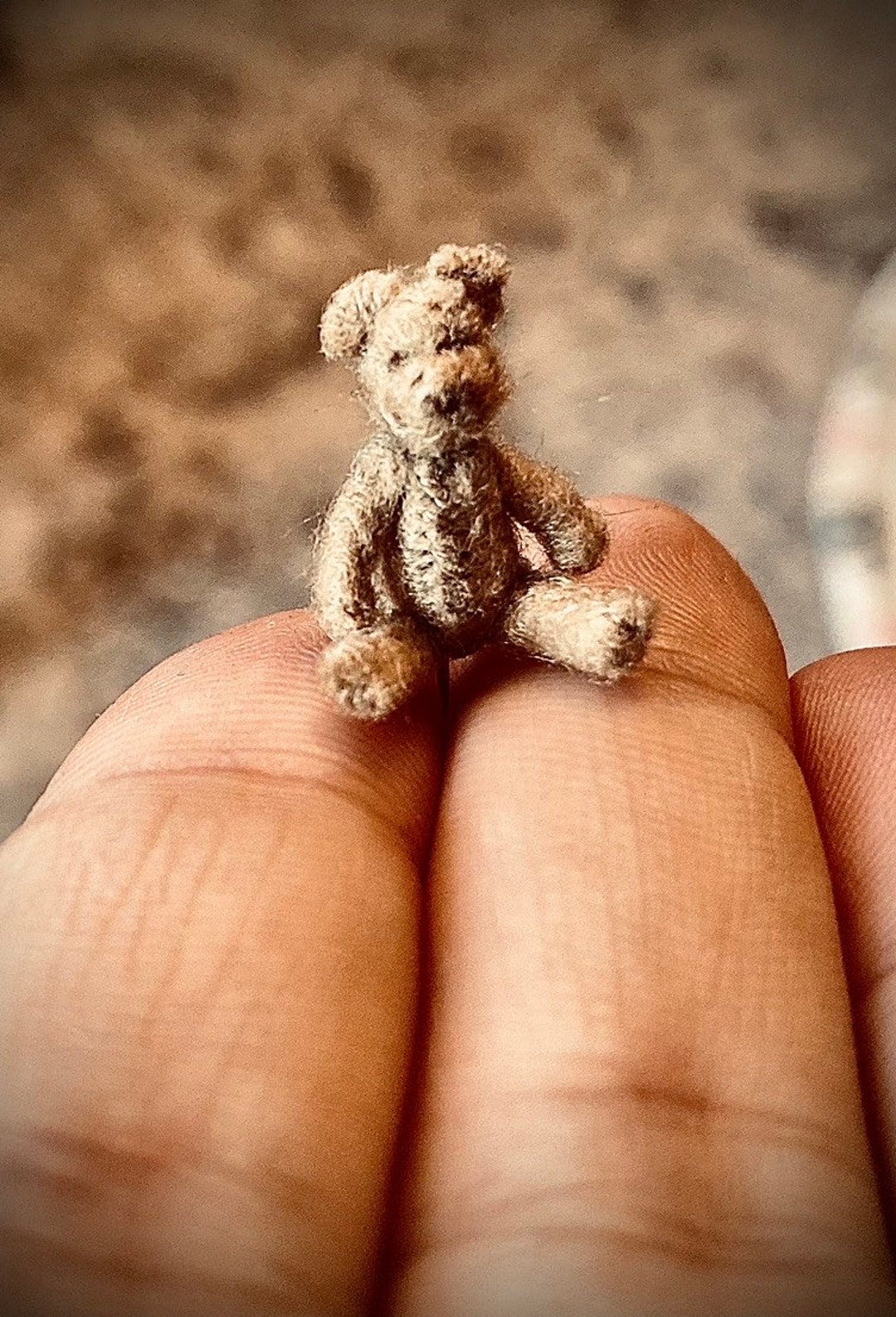 Micro Mini Teddy Bear - Etsy