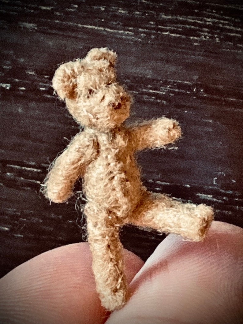 Micro Mini Teddy Bear - Etsy
