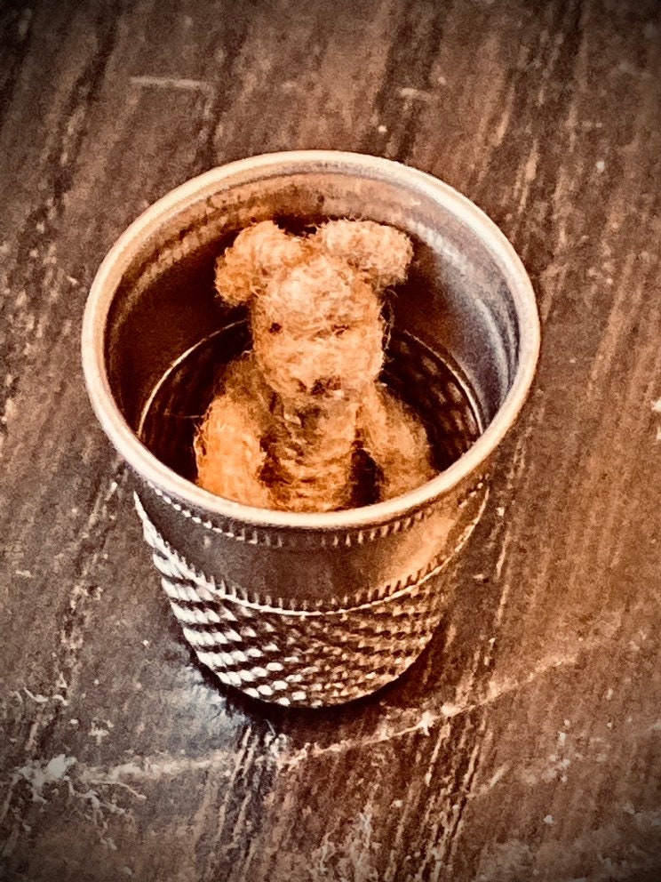 Micro Mini Teddy Bear - Etsy